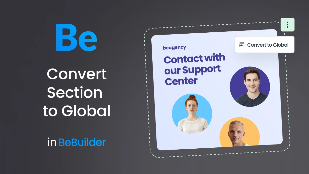 Convert Section to Global