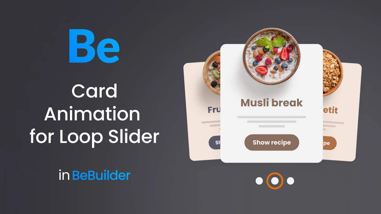 Card animation effect for Loop Slider (aka Query Loop Builder)